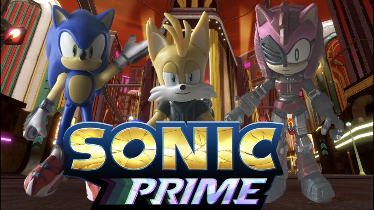 New Sonic Prime Toys||New Yoke City Playset with Nine, Rusty Rose, and ...