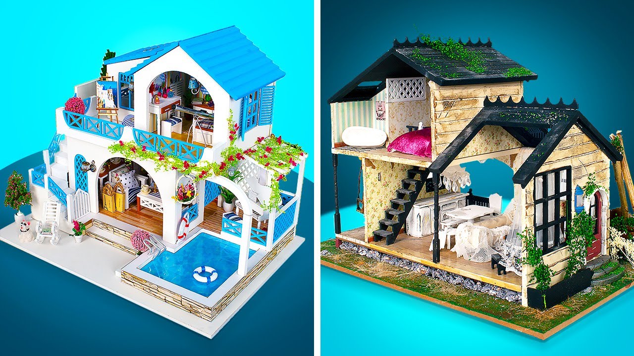 2 Cool DIY Mini Houses With Unique Atmosphere - YouTube