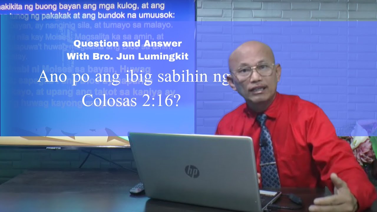 Question and Answer with Bro Jun Lumingkit - YouTube