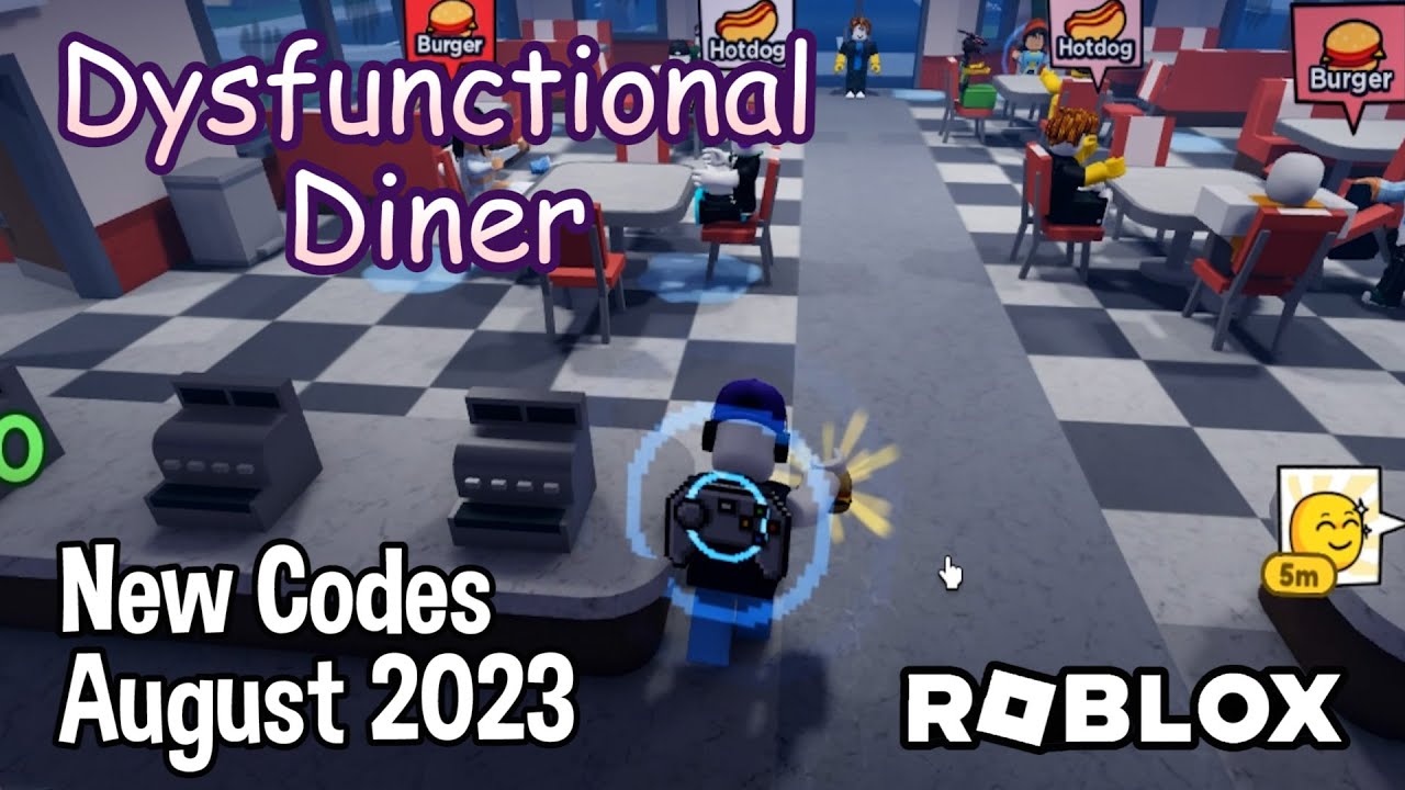 Roblox Dysfunctional Diner New Codes August 2023 - YouTube