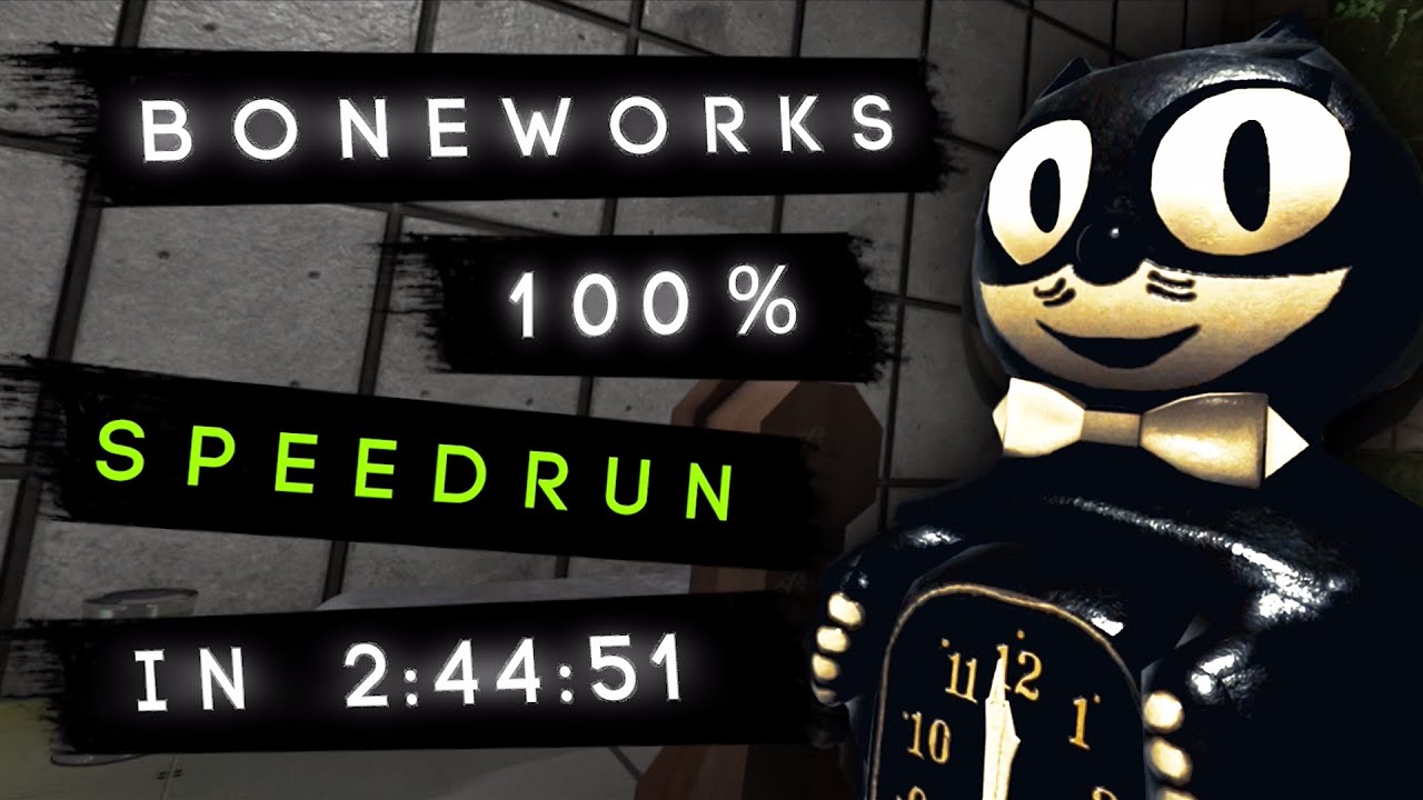 BONEWORKS 100% Speedrun in 2:44:51 - YouTube