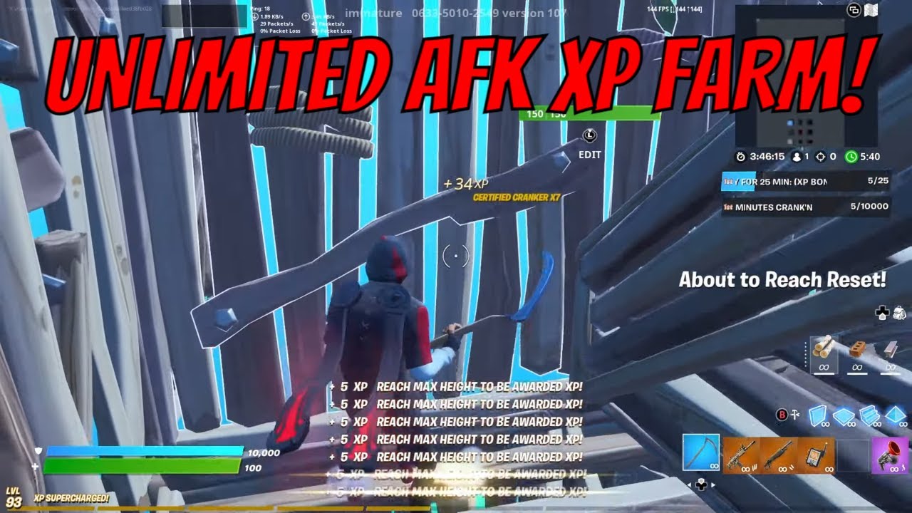 This map give you INFINTE XP (AFK XP) NEW UPDATE WORKING NOW ...