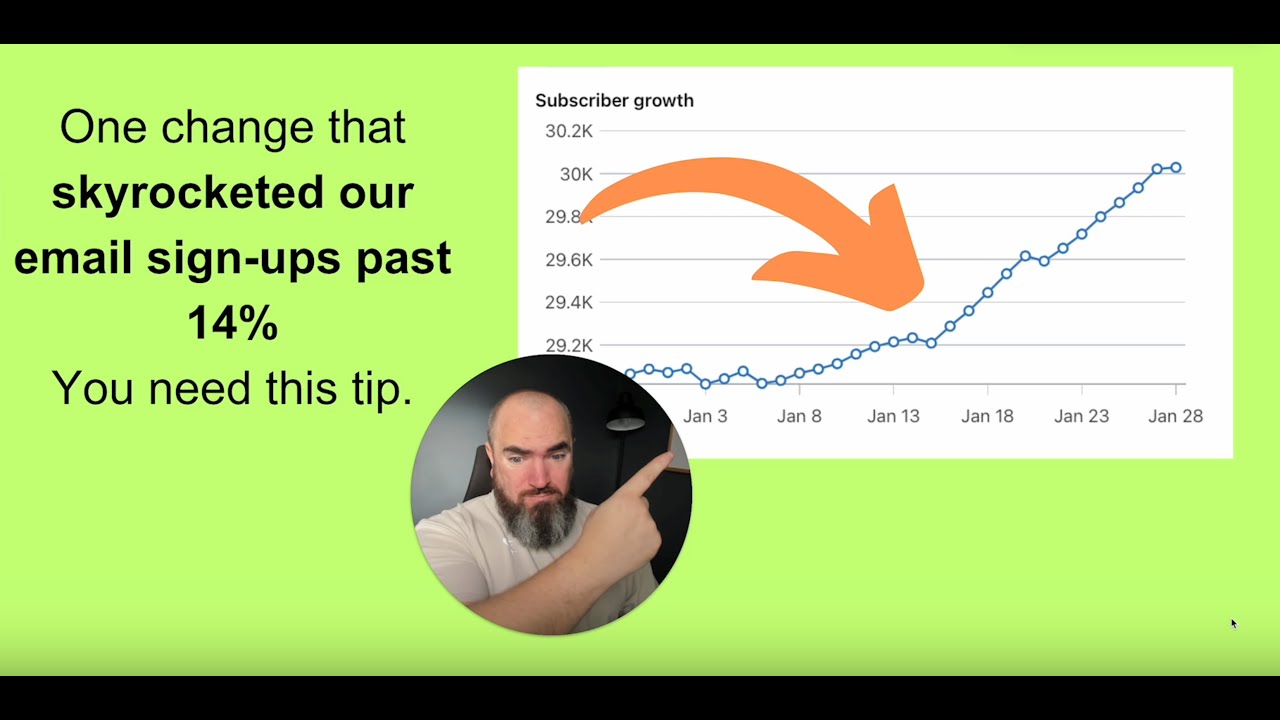 Do this one thing to increase email sign up rates today - YouTube