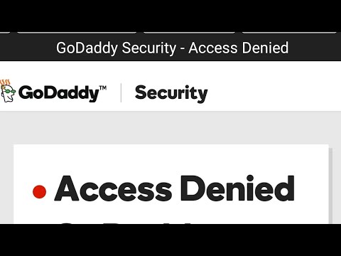Security Access Denied - GoDaddy Website Firewall Bypass in SQL injection - YouTube