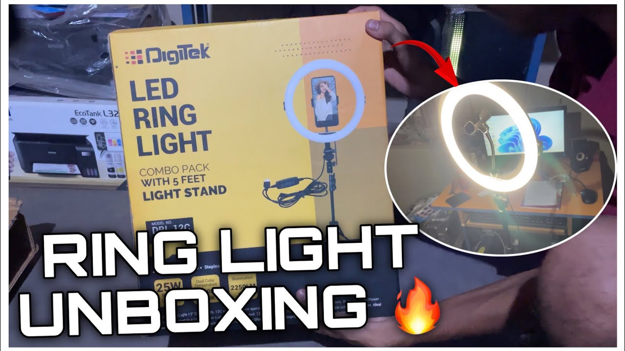 Ring Light Unboxing || Ring Light For Studio || Must Watch 🔥 - YouTube