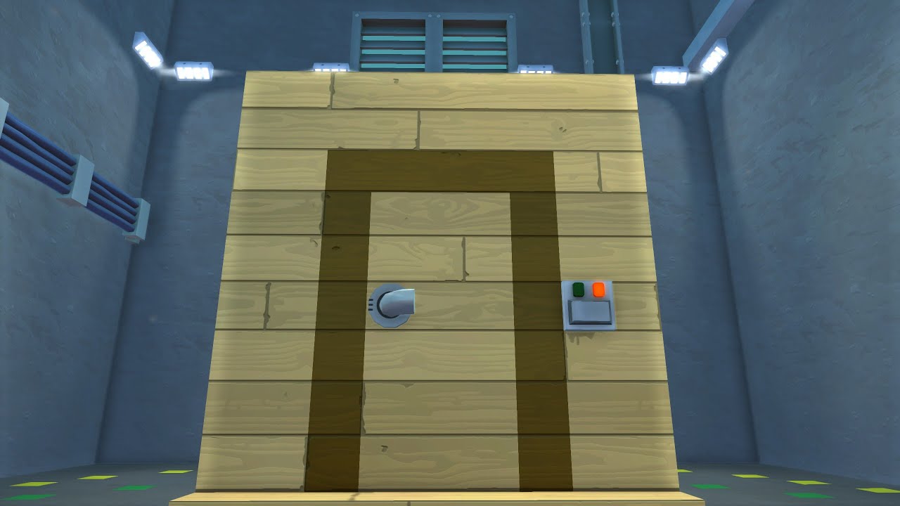 Scrap Mechanic How to build a build a door - YouTube