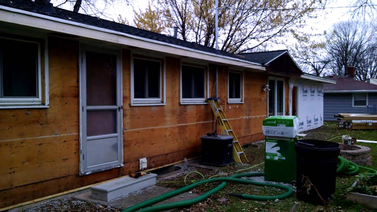 Replace rotted plywood and adding insulation - YouTube