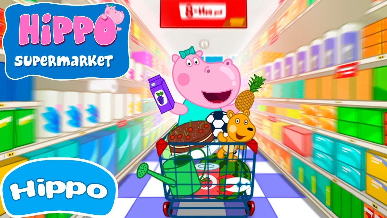 Hippo 🌼 Supermarket: Shopping Games 🌼 Videos Trailers (3+) - YouTube