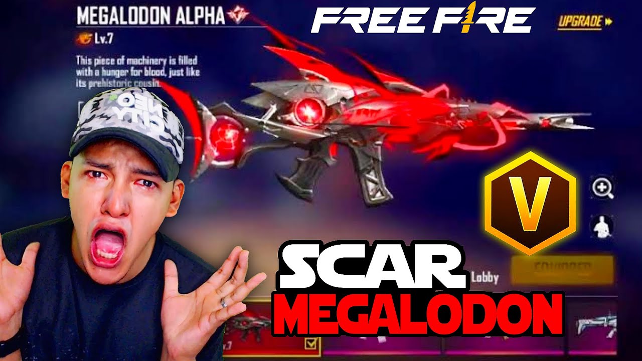 REGALO HOY LA SCAR MEGALODON ( EVOLUTIVA) AL MAXIMO EN FREE FIRE 😱 ...
