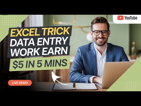 Earn Money Online with Data Entry Work from Home | Excel Tutorial Guide ...