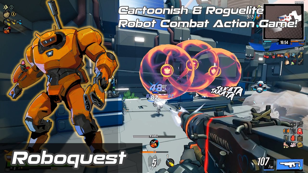 Roboquest | Playing Commando after update! | Roguelike | Max Graphics ...