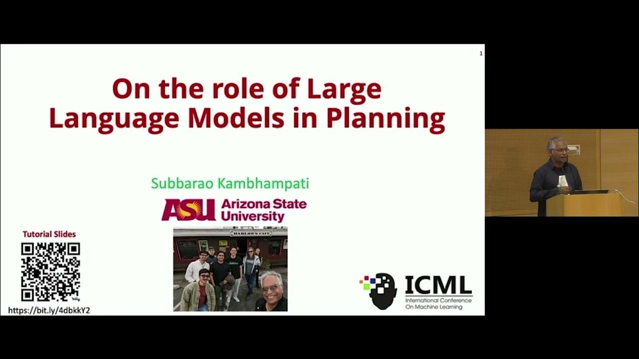 On the Role of LLMs in Planning (ICML 2024 Tutorial) - YouTube