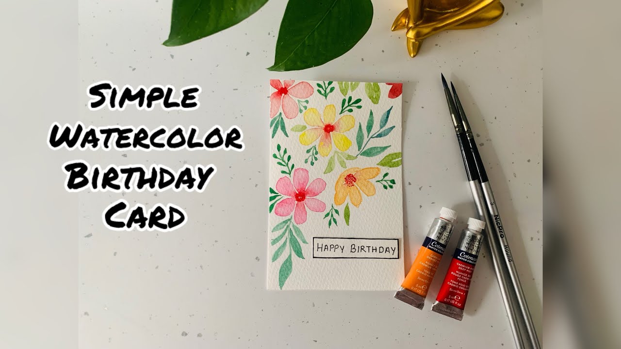 Beginner’s Guide: Let’s Create Beautiful Birthday Card/ Simple and ...
