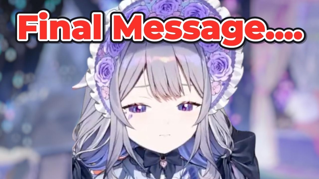 Biboo's Final message before her Break... - YouTube
