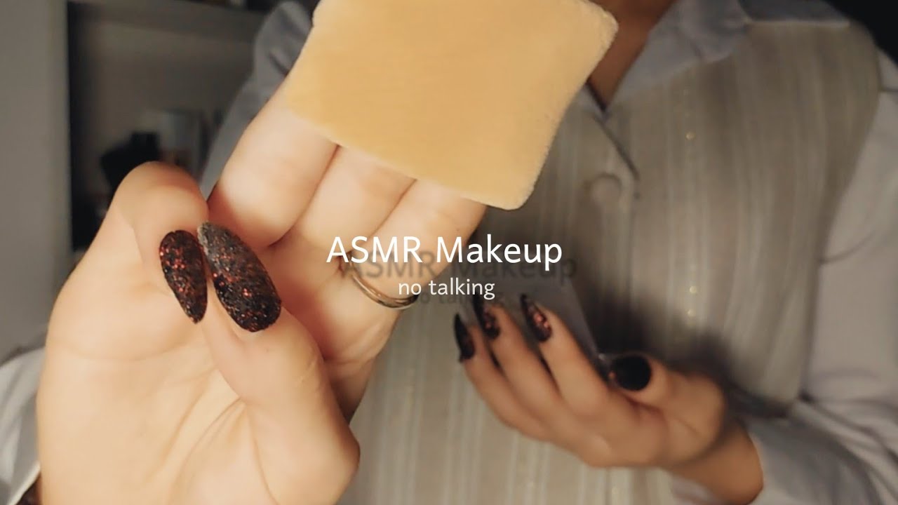 ASMR Makeup Euphoria Tapping, Swatching & Soothing Makeup Tools (Luxury ...