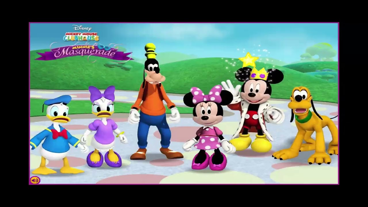 Me playing Mickey Mouse Clubhouse: Minnie's Masquerade (Flash Game ...