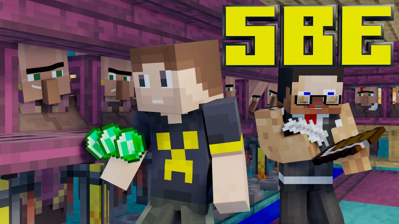 Skyblock Evolution Episode 8 - Trading Our Way To The Top! - YouTube