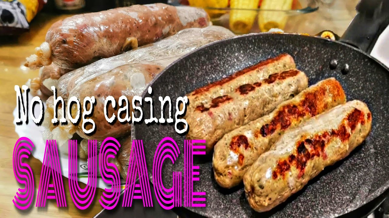 HOW TO MAKE SAUSAGE - NO HOG CASING NEEDED - YouTube