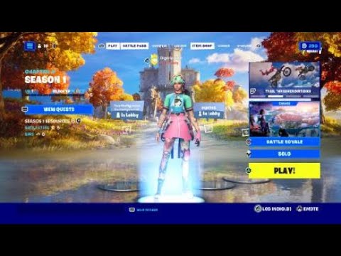 IT IS MY FIRST TIME LOGGING IN FORTNITE CHAPTER 4 I LIKE THIS SEASON ...