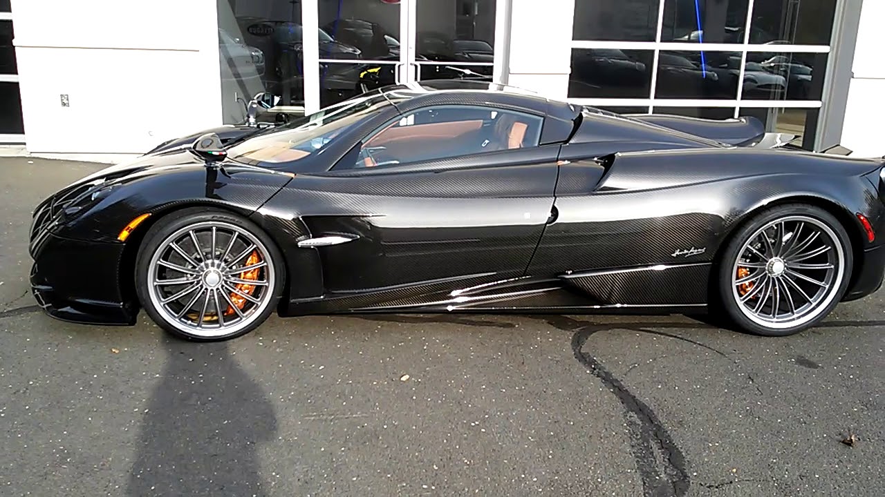 3 badass Hypercars Pagani Huayra Roadster, Black on black LaFerrari ...