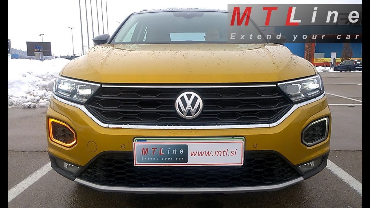 VW T-Roc, MY2018 - how do front LED lights work - kako delujejo prednje ...