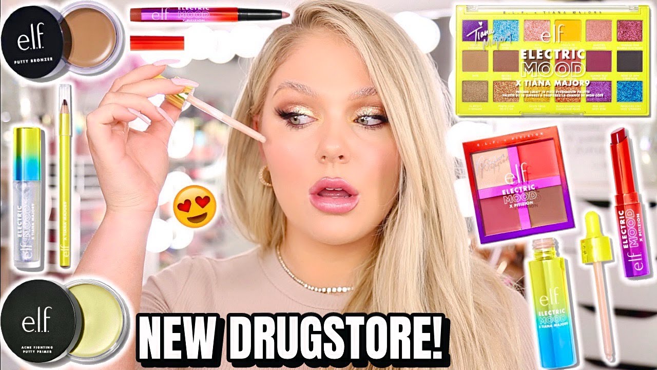 NEW ELF MAKEUP TESTED | ELF ELECTRIC MOOD COLLECTION, PUTTY BRONZERS ...