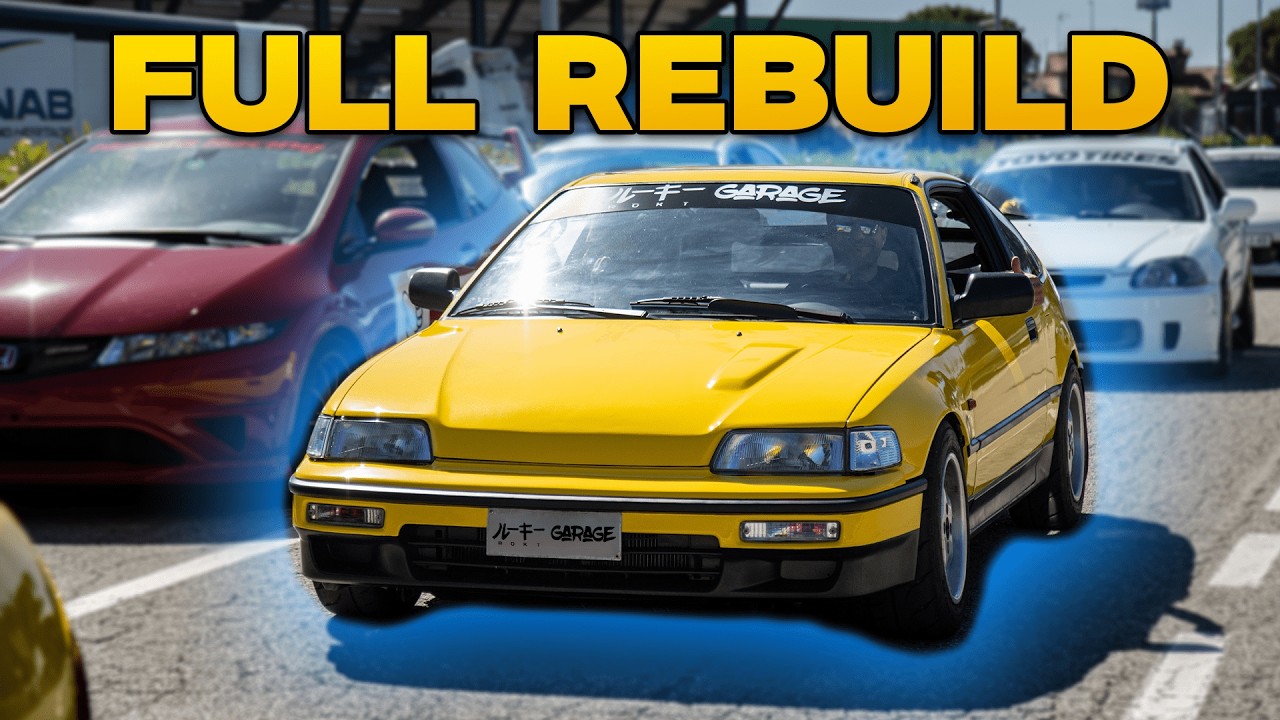 Restauro completo Honda CRX ED9 in 12 minuti (2024) | RUKIGARAGE - YouTube