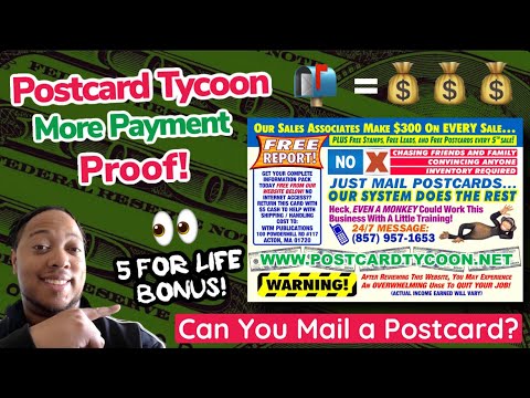 (WTM) Pubs - Postcard Tycoon | $300 Per Day System, More Payment Proof | $500 Day! Wow! 🤩😱