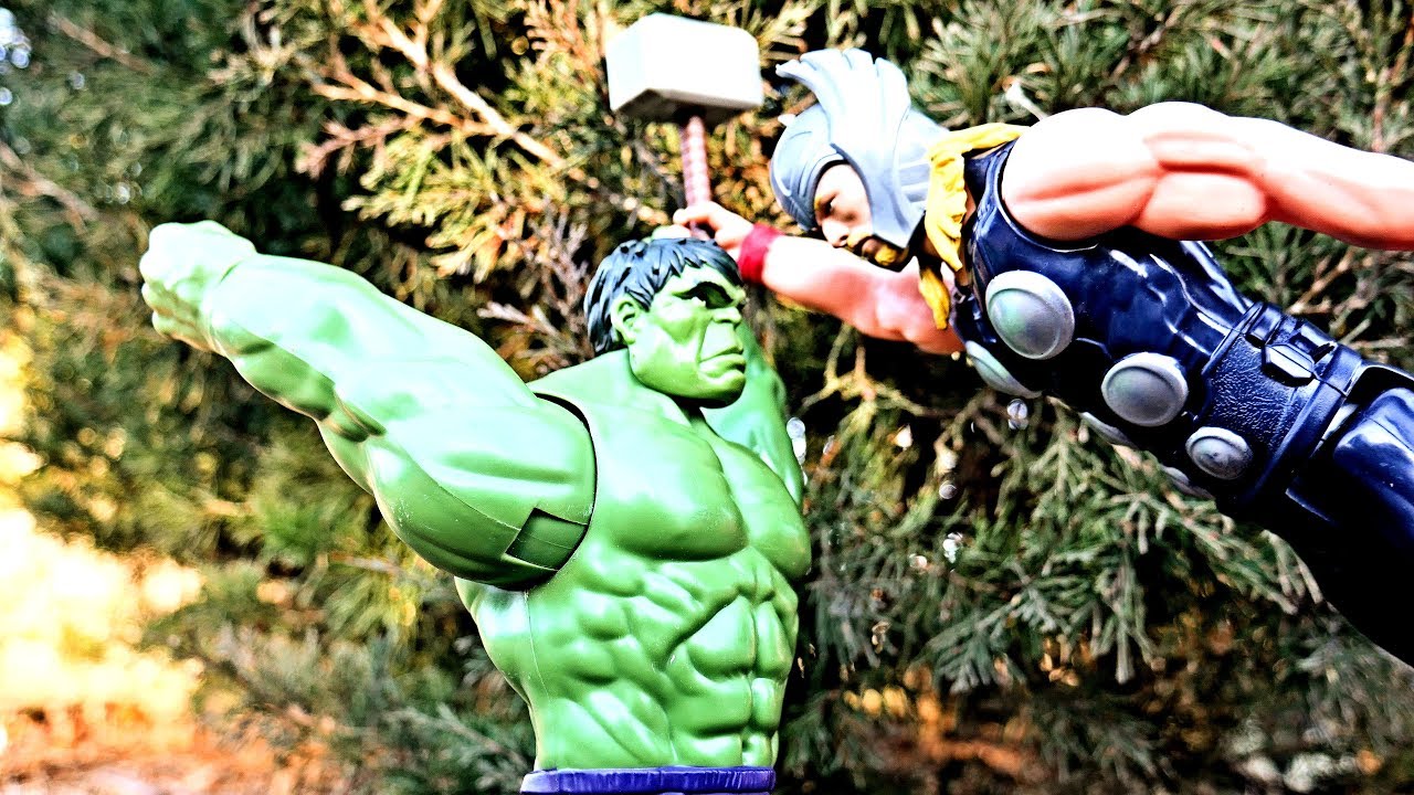 Thor vs Hulk Part 1 Epic Battle Avengers Titan Heroes Full Movie! - YouTube