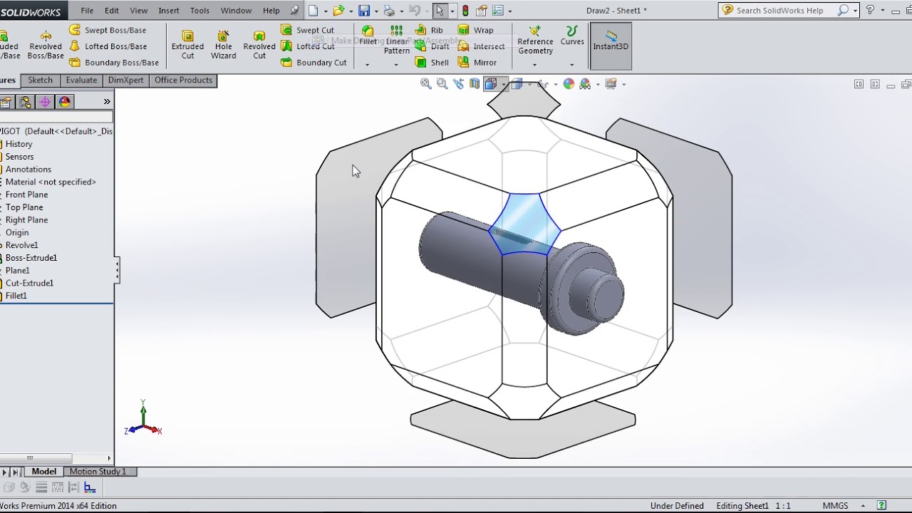 VIEW GENERATION SOLIDWORKS - YouTube