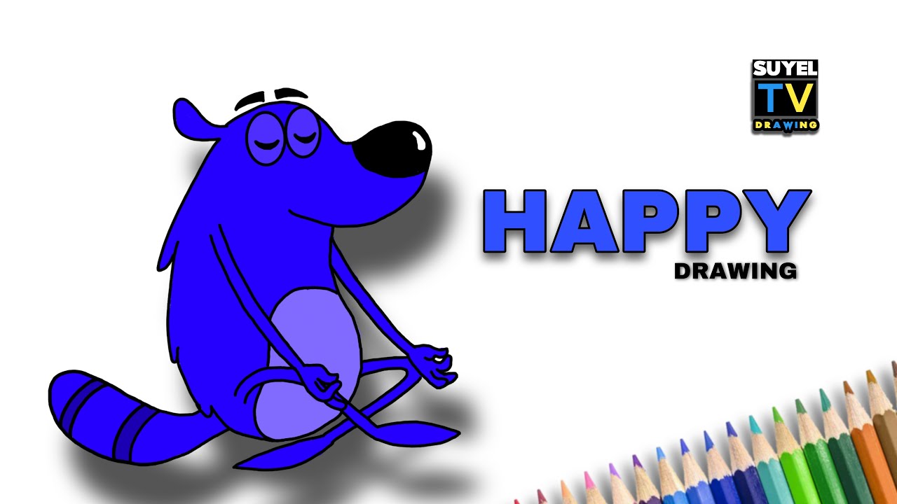 Pyaar Mohabbat Happy Lucky | हैप्पी लकी | New Drawing Easy Step | - YouTube