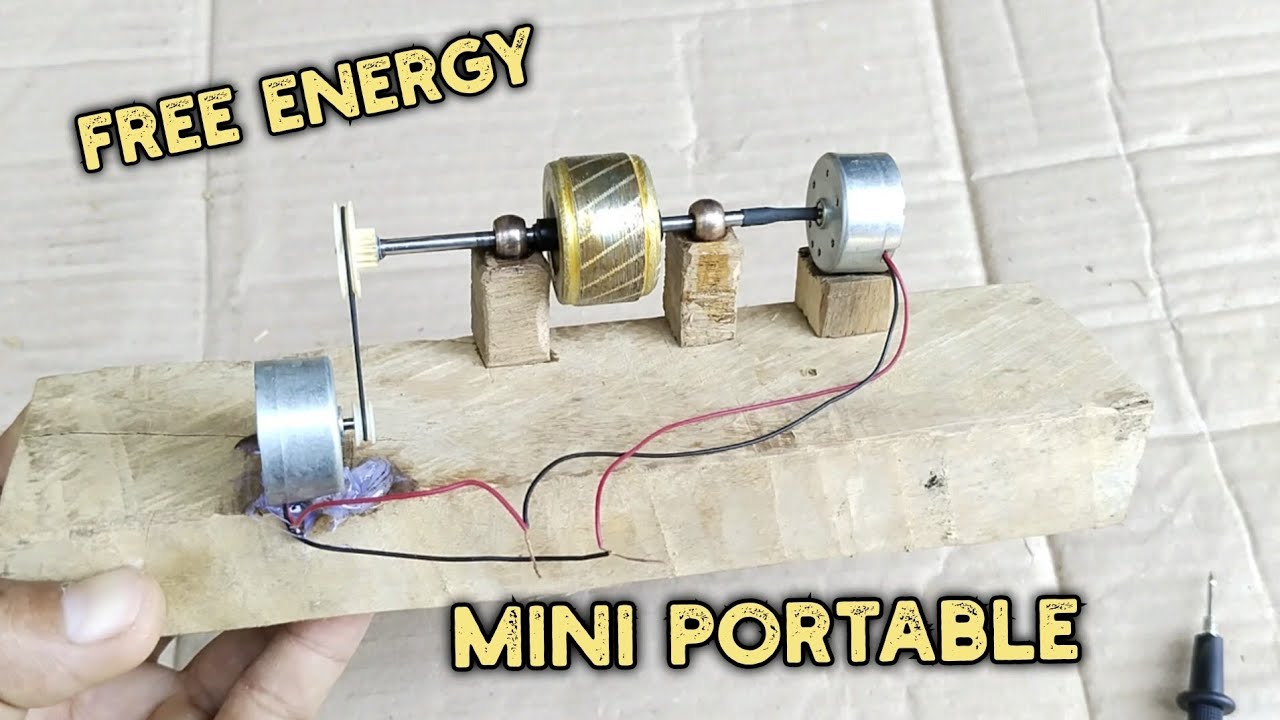 free energy over unity mini portable - YouTube