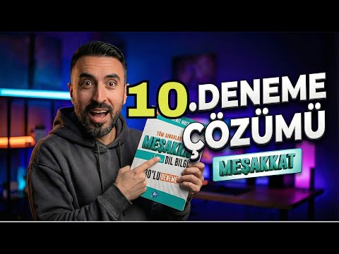 MEŞAKKAT DİL BİLGİSİ DENEME SORU ÇÖZÜMÜ 2026 (10.Deneme) / TYT-KPSS-MSÜ