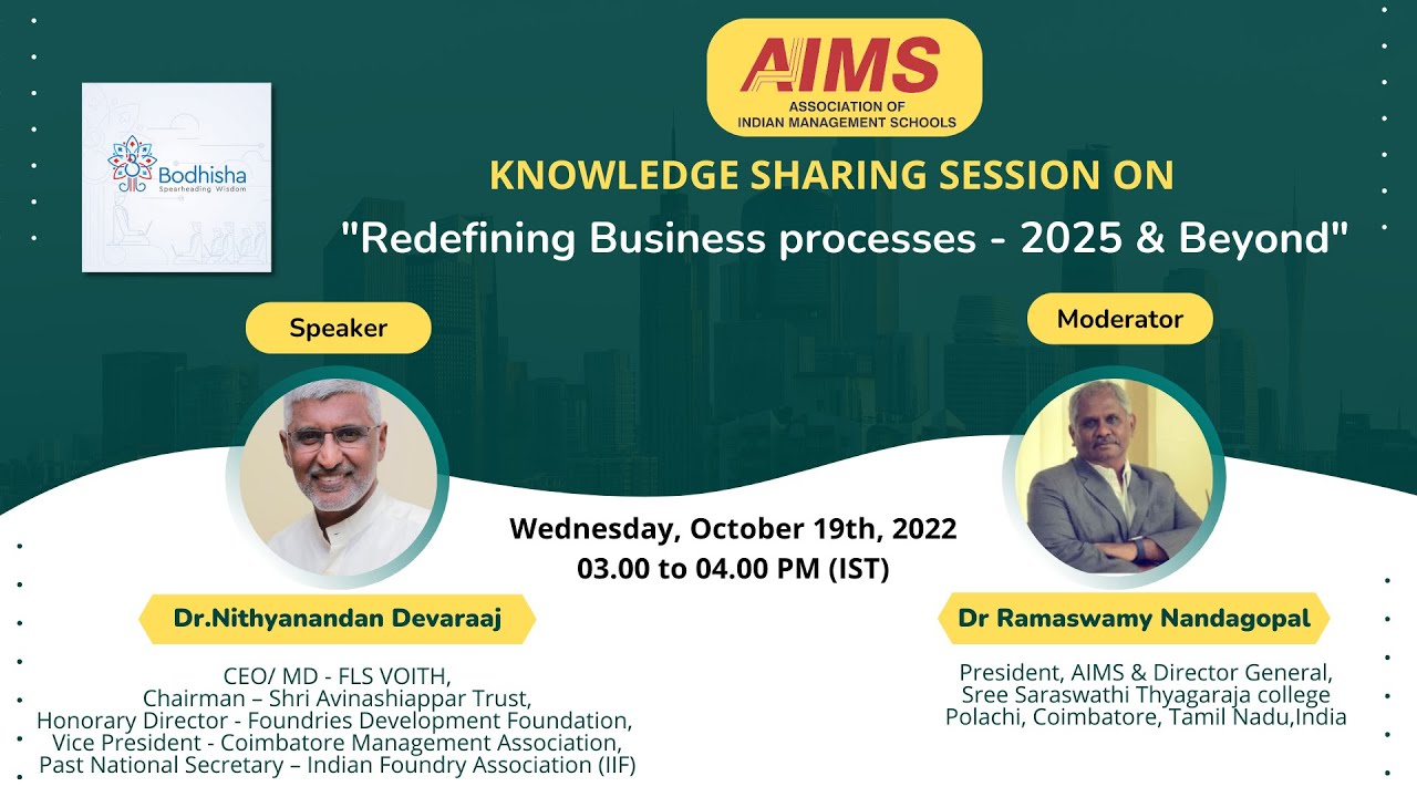 Knowledge Sharing Session on "Redefining Business Processes - 2025 ...