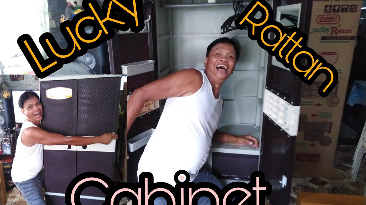unboxing Lucky Rattan Cabinet -( Simply Aileen's Vlog) - YouTube