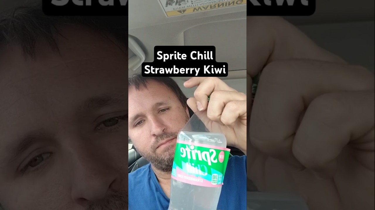 Trying the New Sprite Chill Strawberry Kiwi flavor - YouTube
