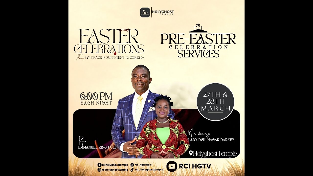 Easter Celebrations 2024 - Pre-Easter Service||27/03/2024 #easter - YouTube