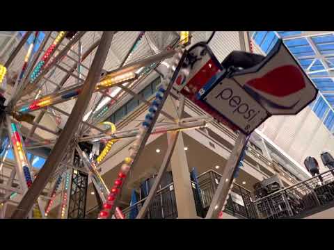 Harper’s very first time on the Ferris wheel at Scheels in Fargo ND with daddy.