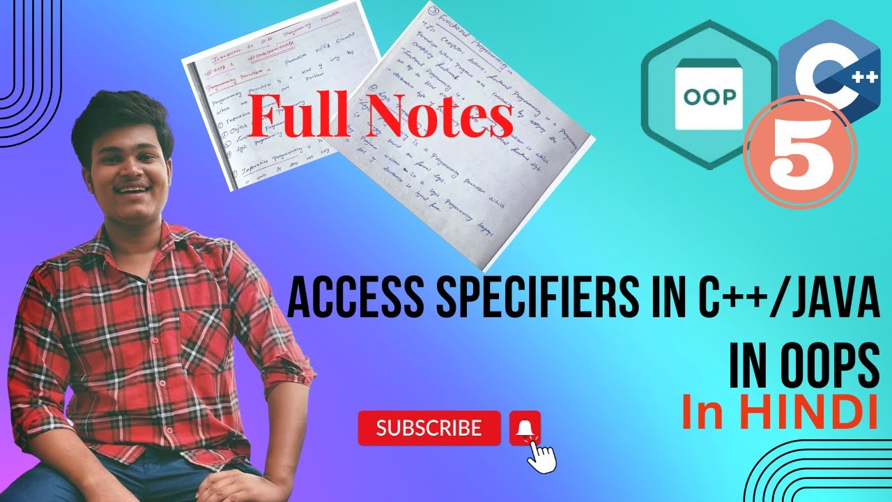 Access Specifiers In C Java Oops 5 Youtube 0870
