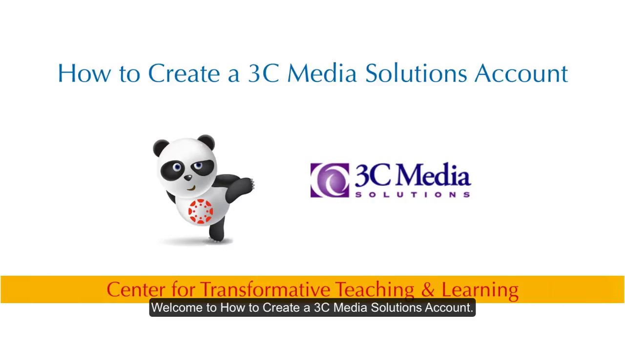 How to Create a 3C Media Solutions Account - YouTube