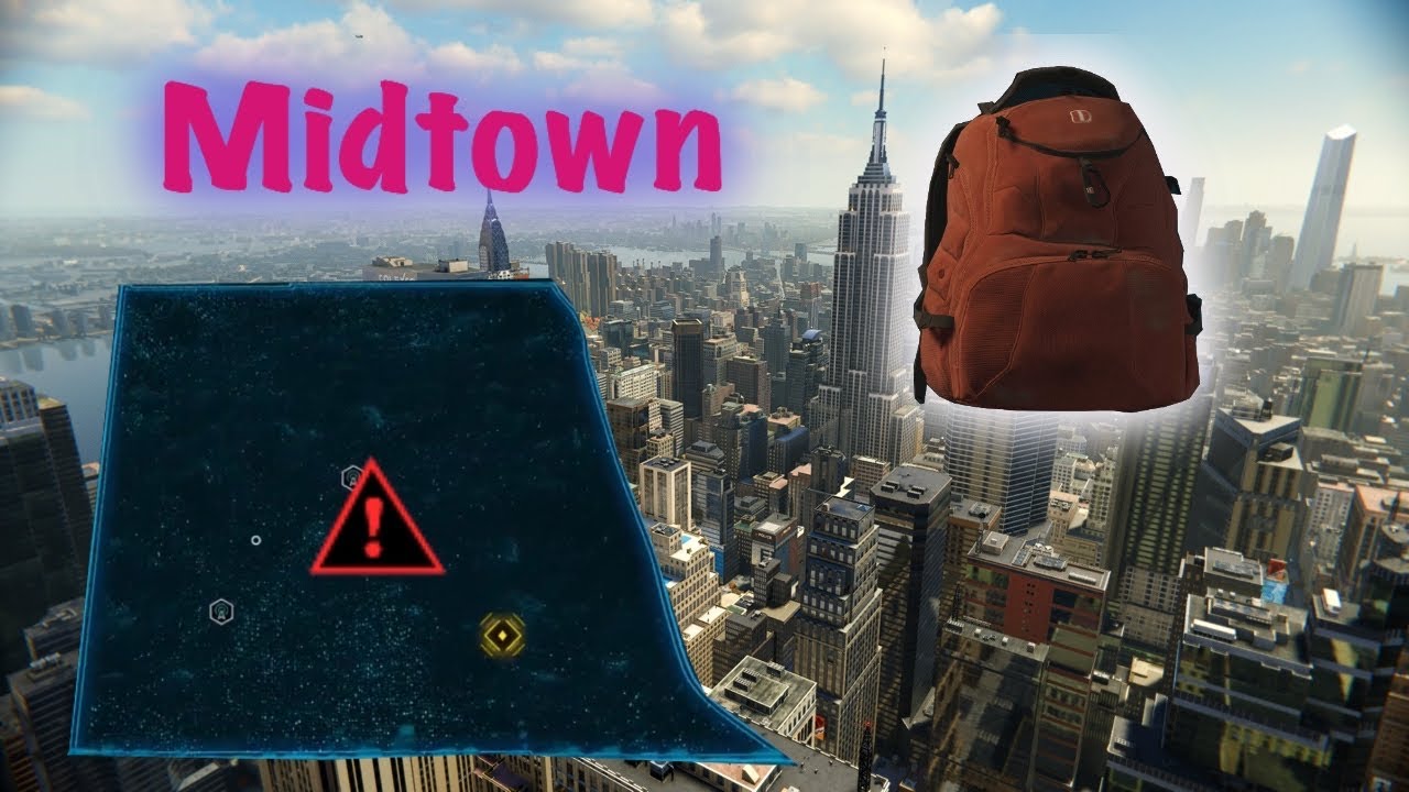 Marvel's Spider-Man Unlock Midtown Completed Collect All Backpacks and ...