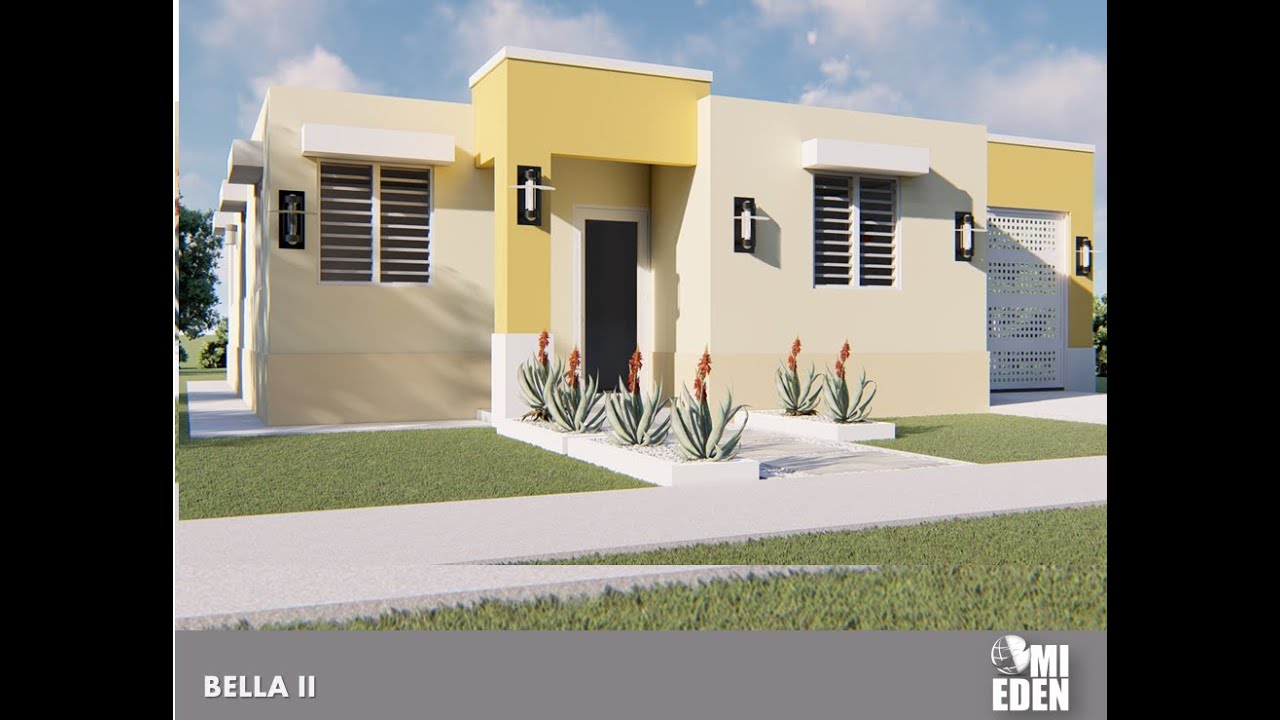 MODELO BELLA II CASAS MI EDÉN - YouTube