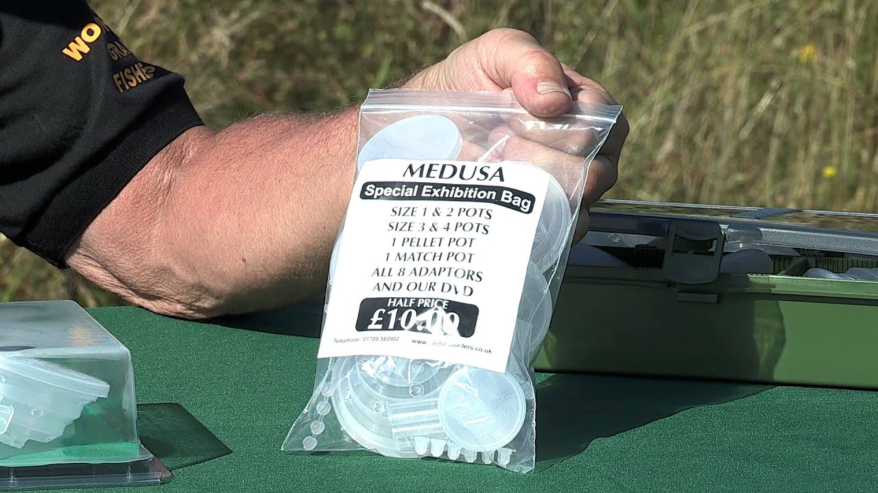 The Medusa Pole Pot/Cupping Kit for Pole Fishing - used as a match pot ...