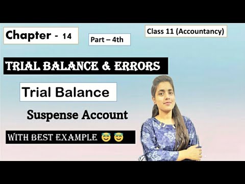 suspense account || trial balance and errors || best example of ...