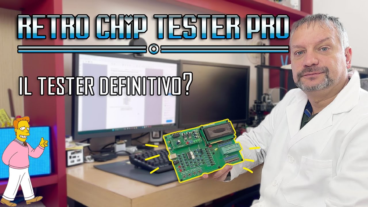 RV080: Retro Chip Tester Pro - Costruiamo e proviamo il tester tutto ...