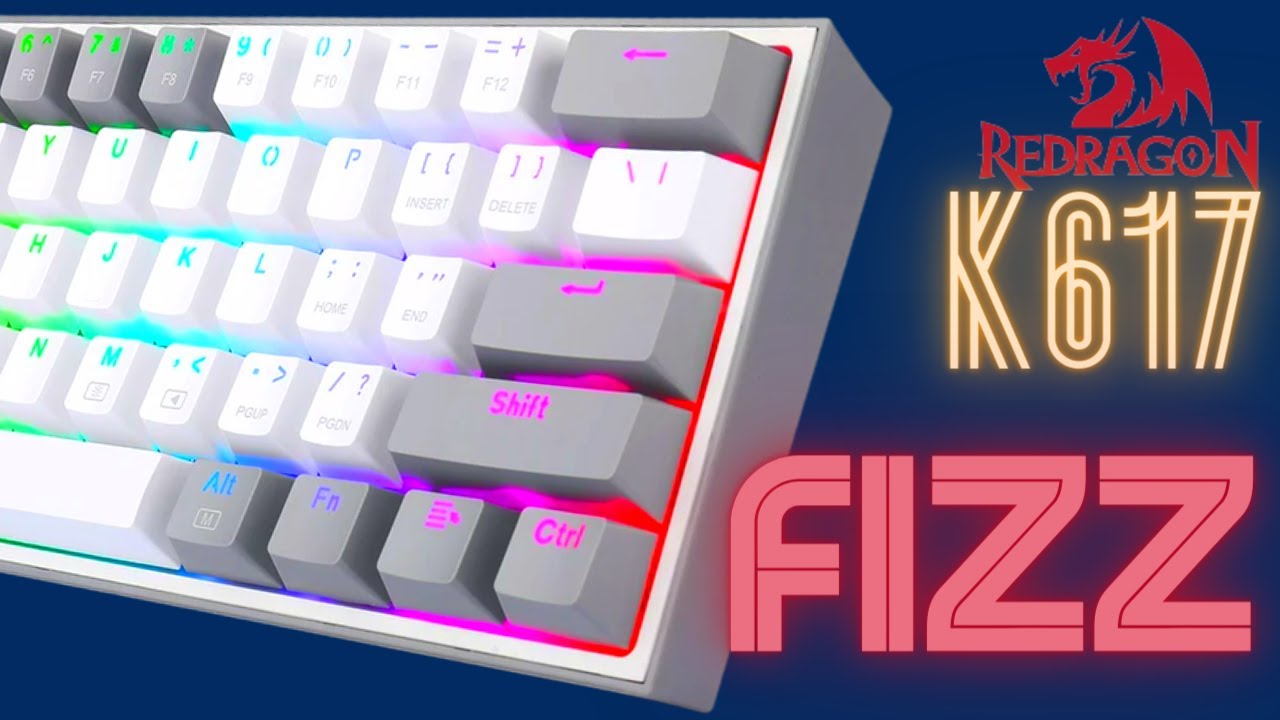 Redragon Fizz K617 | The KING of budget 60% keyboards (CAPSLOCK IND ...