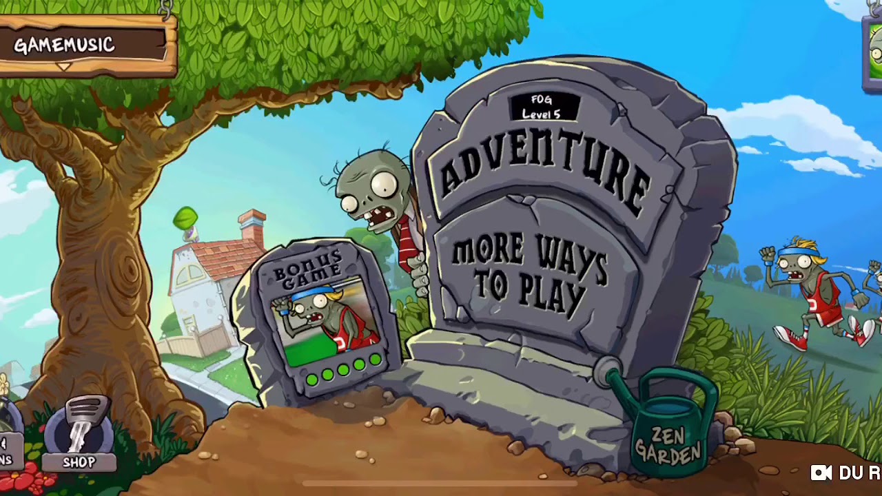 PvZ Level 5 Fog - YouTube