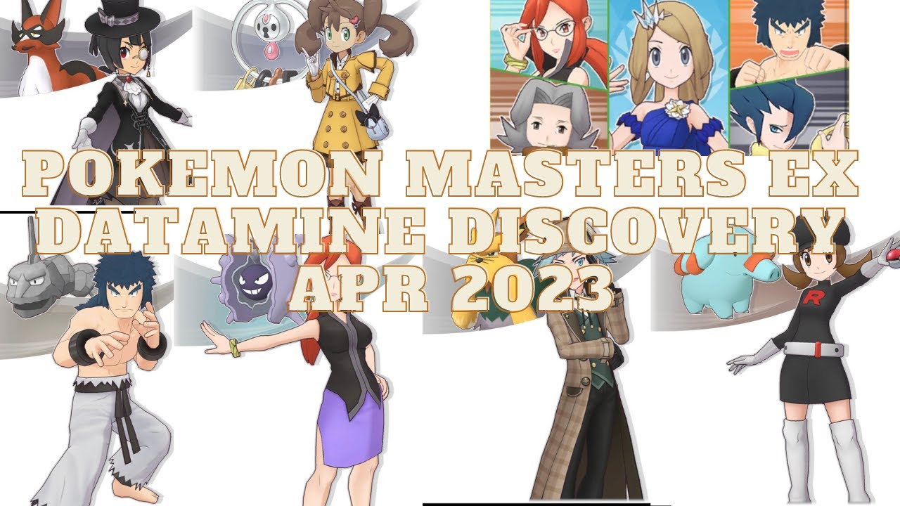Pokémon Masters Ex Datamine Discovery April 2023 - YouTube