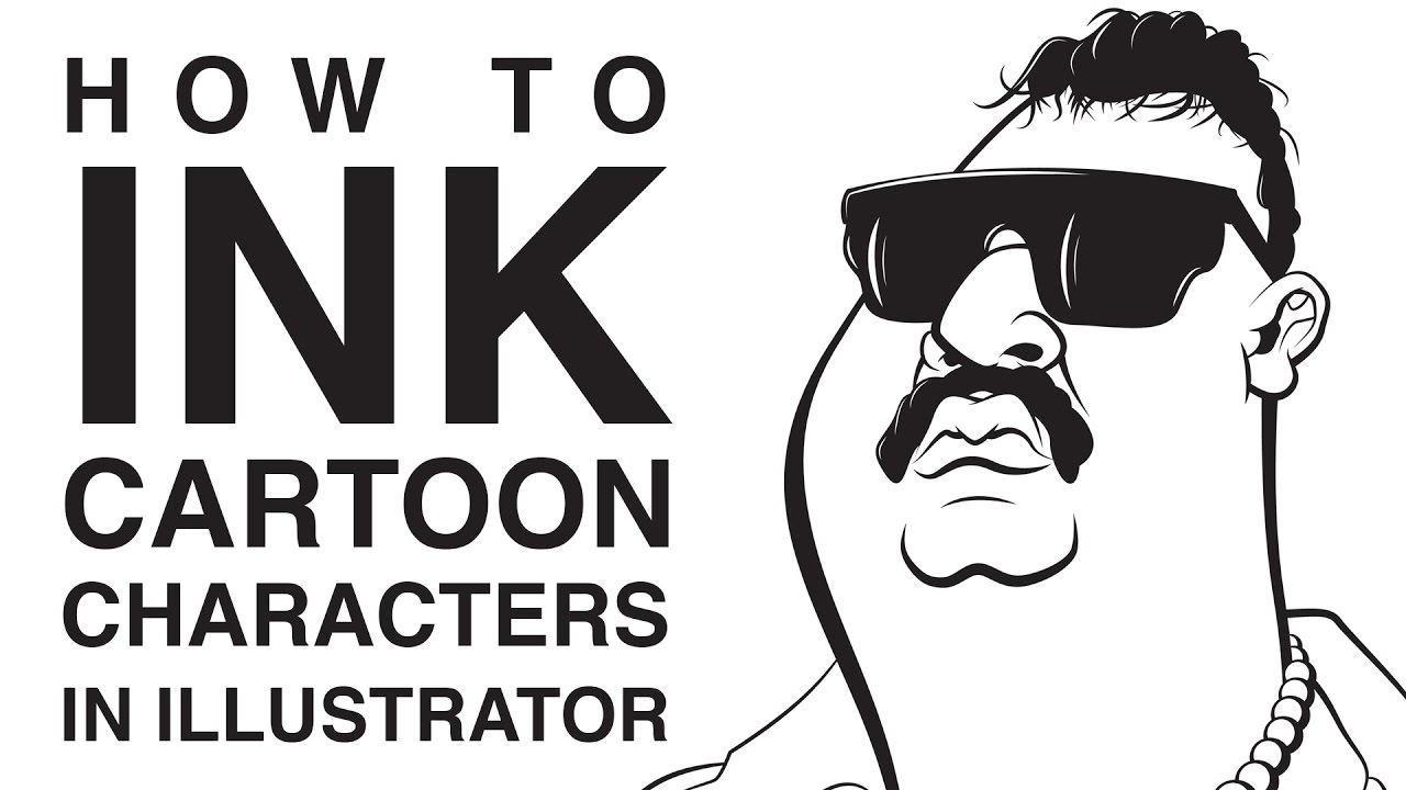 How To Ink Cartoon Characters In Illustrator YouTube how-to-ink-cartoon-characters-in-illustrator-youtube