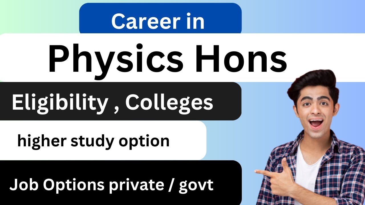 Bsc Physics hons ll Career Options ll Job Oppurtunities l Colleges ll ...